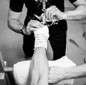Vendaje en el boxeo profesional - Morales Box